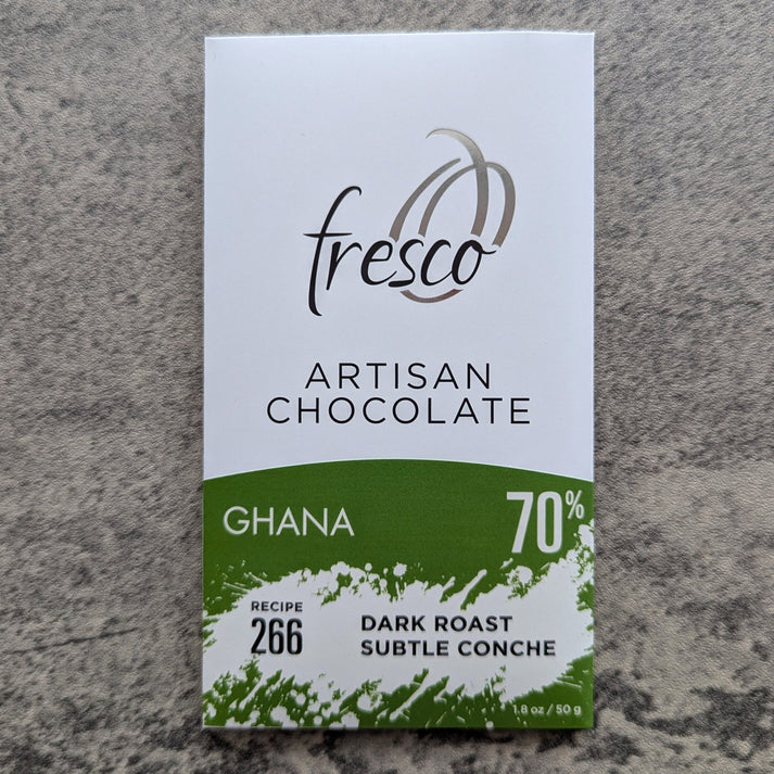 Ghana 70% Dark Roast Chocolate – Recipe 266 – FRESCO CHOCOLATE